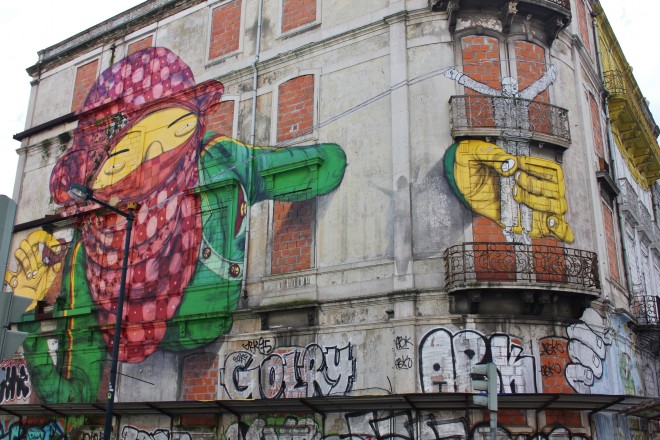 The Tiled Buildings and Street Art of Lisbon