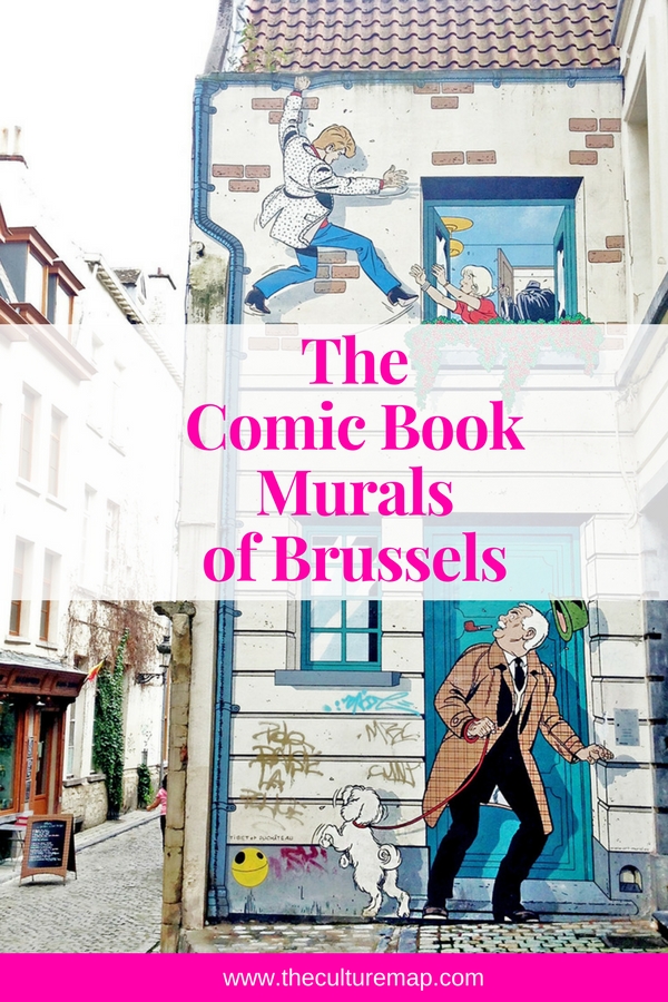 The Comic Book Murals of Brussels (Tintin)
