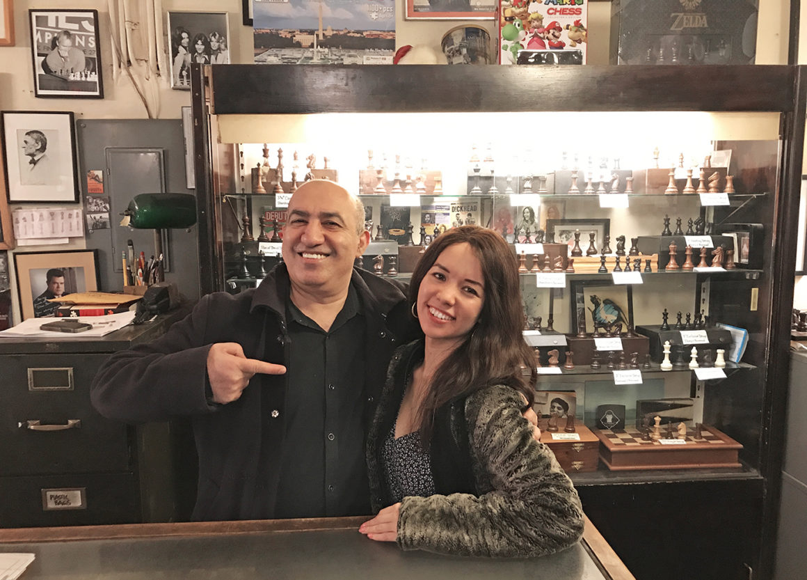 A visit to Chess Forum in Greenwich Village, Manhattan, New York.