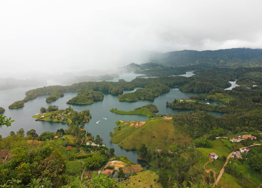 Climbing the Giant Rock of Guatapé (El Peñol)