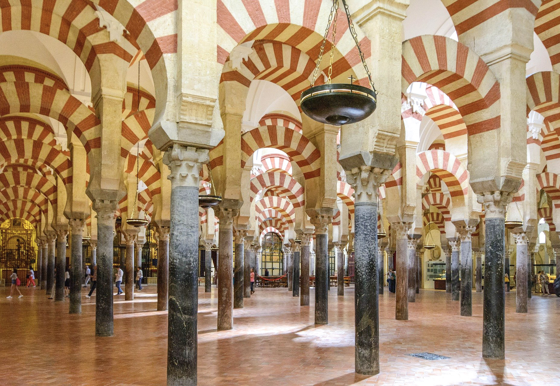Inside the Mosque-Cathedral of Córdoba