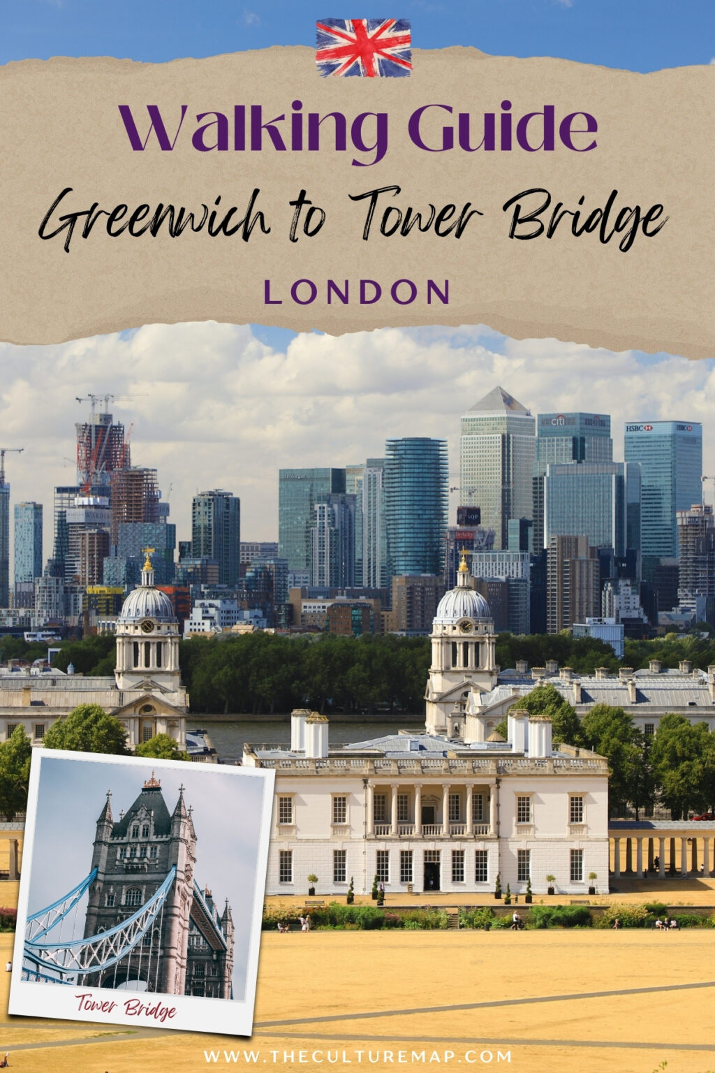 Walking from Greenwich to Tower Bridge Along the Thames Path