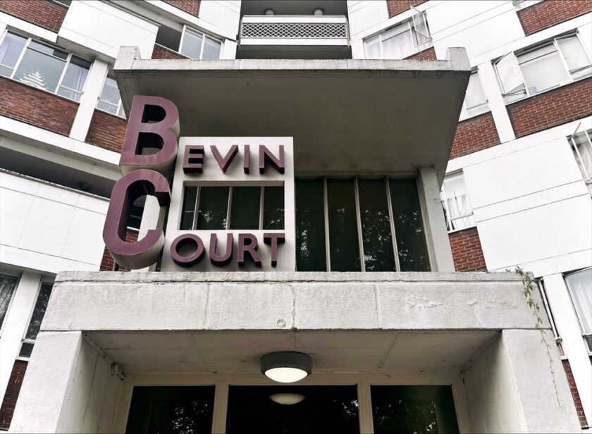 The Constructivist Staircase of Bevin Court in London